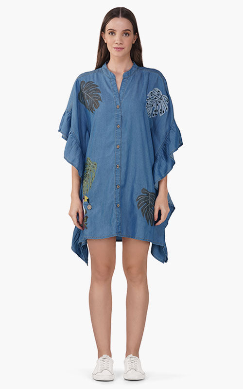 Set of 6 Denim On Beach Shrug (S,M,L) – America & Beyond Wholesale